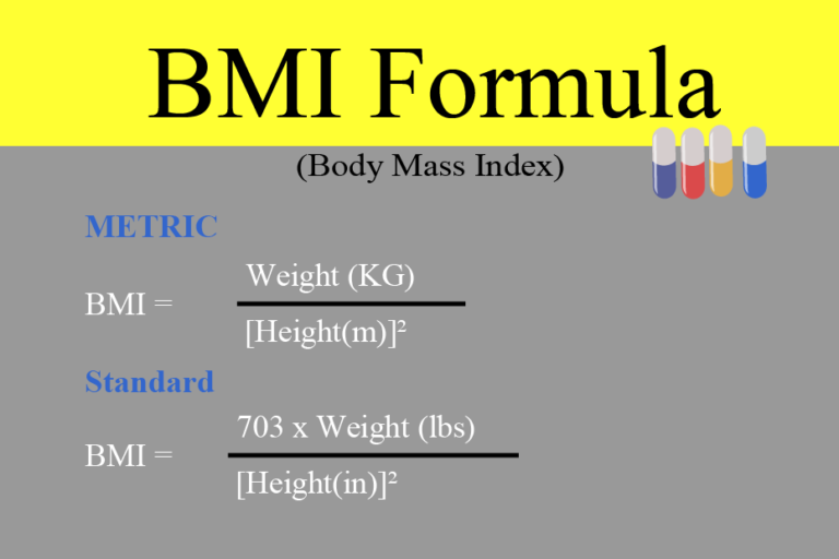 How To Calculate Body Mass Index BMI Calculator DrugsAce